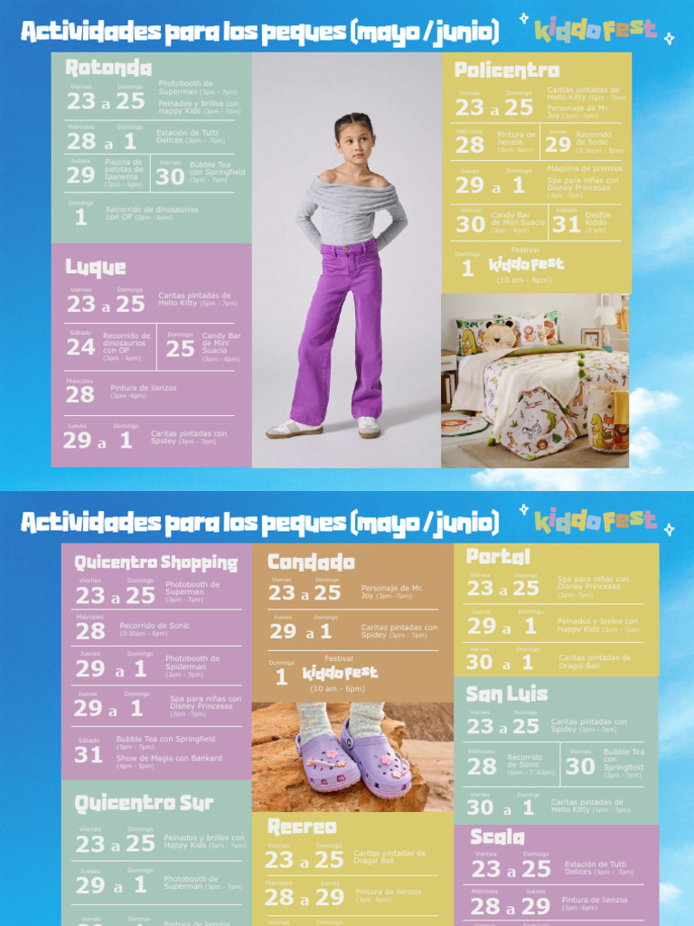 Cronograma de Actividades Dia Del Nino 2025 | PDF