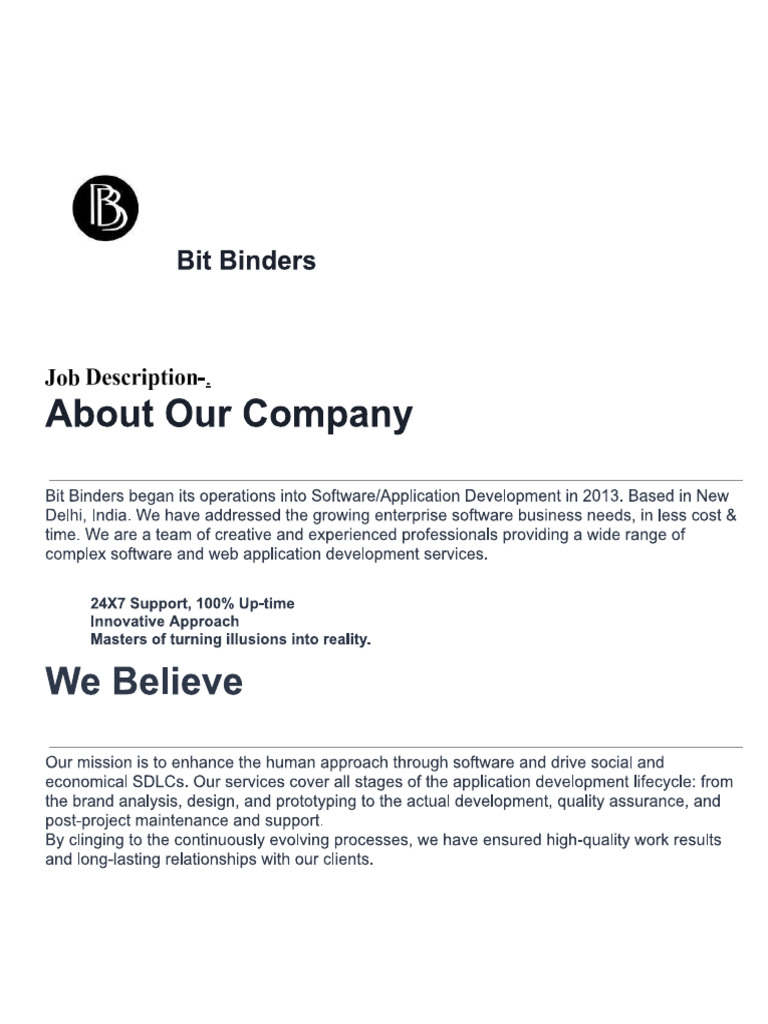 JD of Bit Binders | PDF