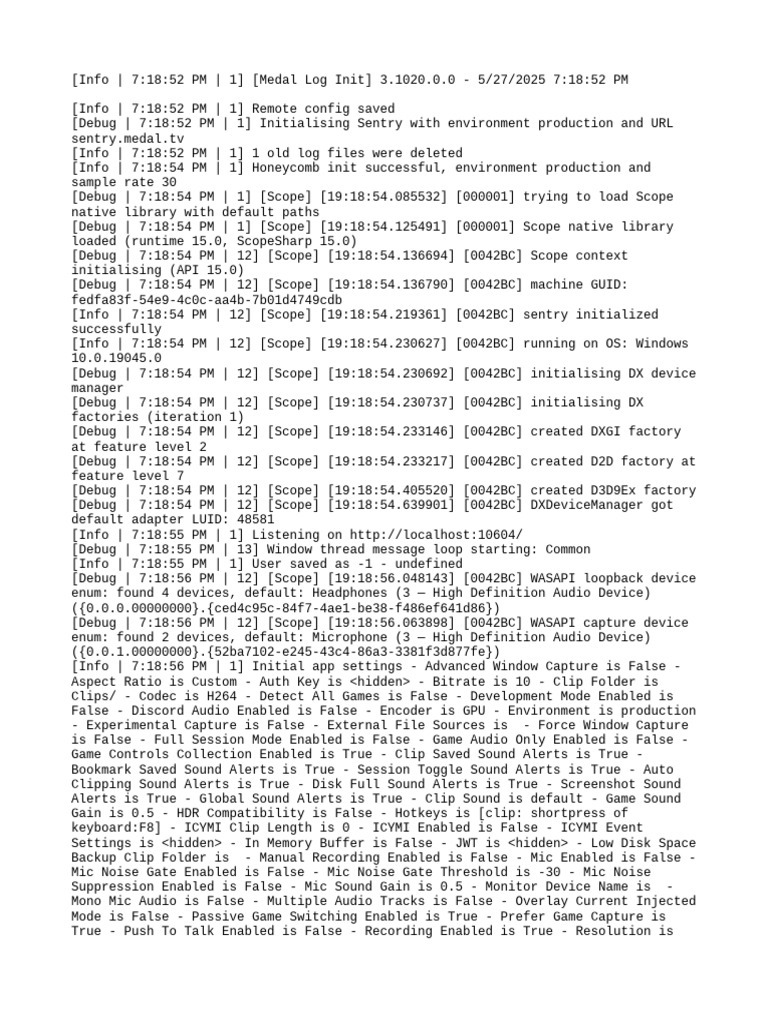 Medal Log 20250527 | PDF | Graphics Processing Unit | Scope (Computer Science)