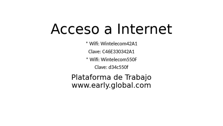 Acceso A Internet | PDF