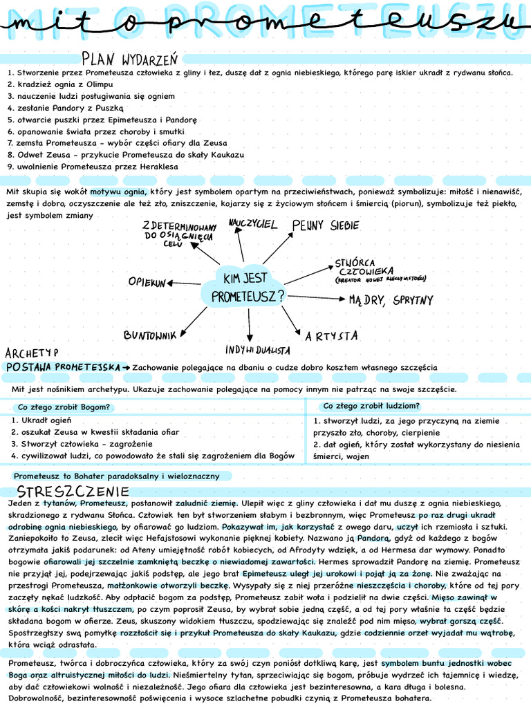 Mit o Prometeuszu | PDF