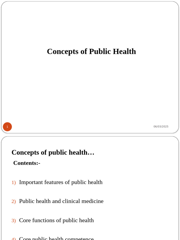 2.concepts of Public Health | PDF | Public Health | Medicine