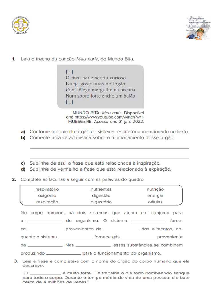 2º TRIM. 5º ANO Cien | PDF