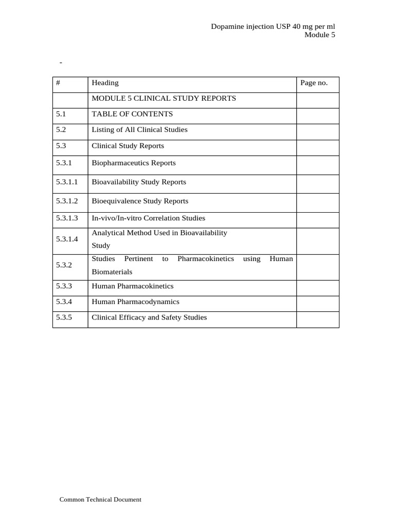 F-Module5-Dopamine Injection USP 40mg Per ML | PDF | Pharmacokinetics ...