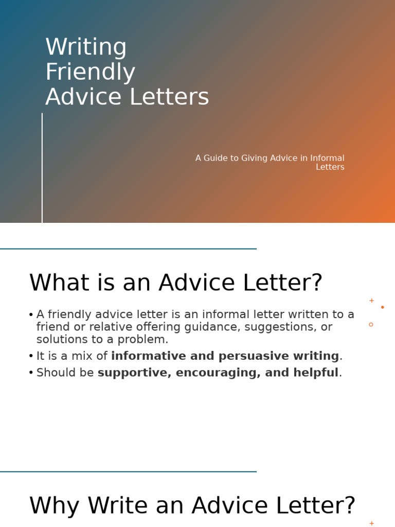 Guide to Writing Advice Letters | PDF | Psychological Concepts | Cognition