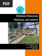 Format Draf Proposal Skripsi | PDF