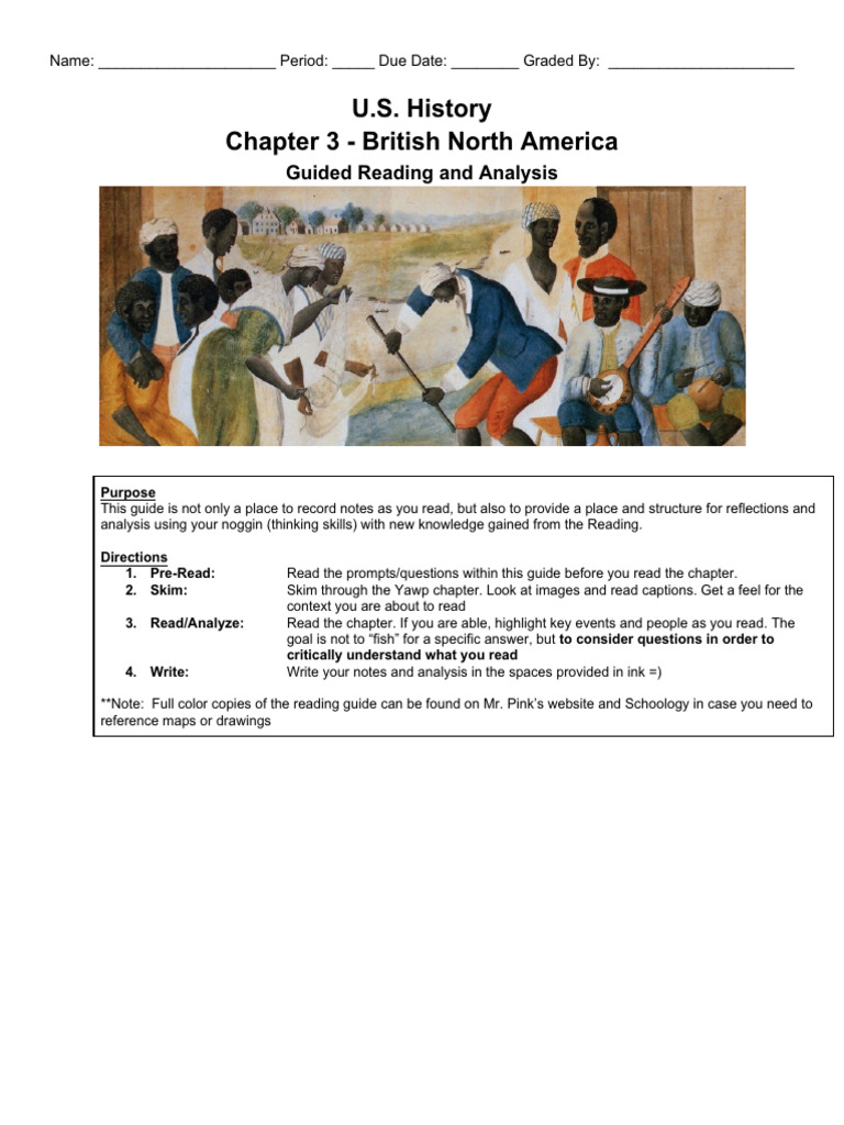Chapter 3 - British North America | PDF | British Colonization Of The ...