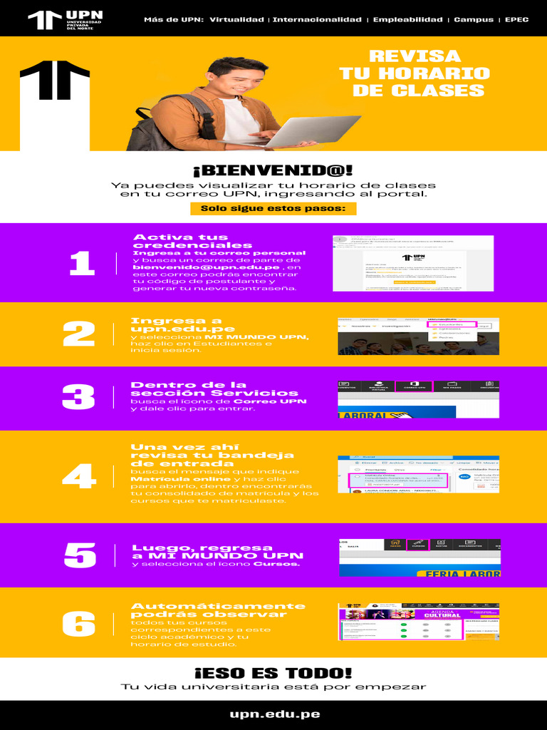 Upn Instructivo Horarios Nuevos 11 07 2022 | PDF