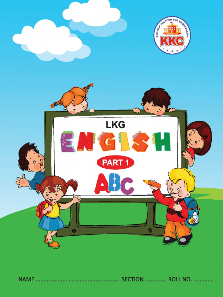 LKG English 1 | PDF