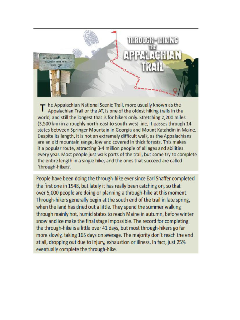 The Appalachian Trail | PDF