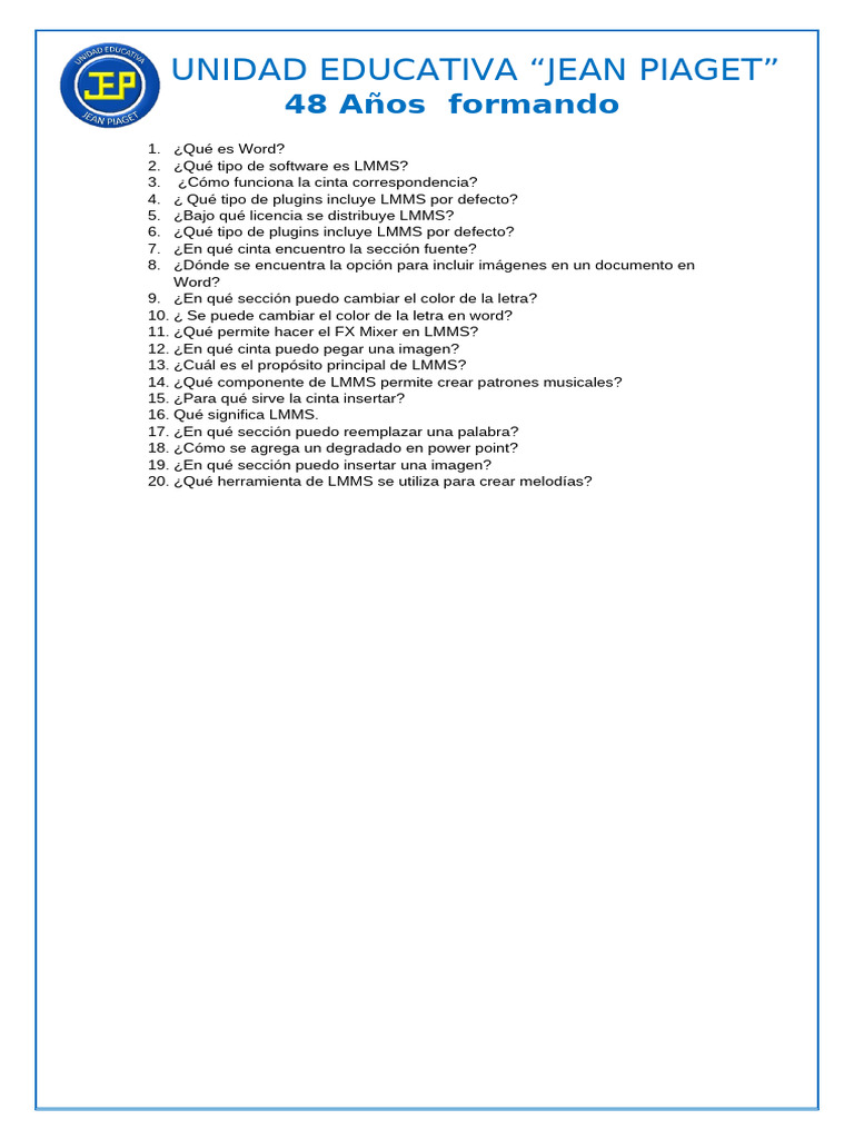 Septimo Informatica2 | PDF