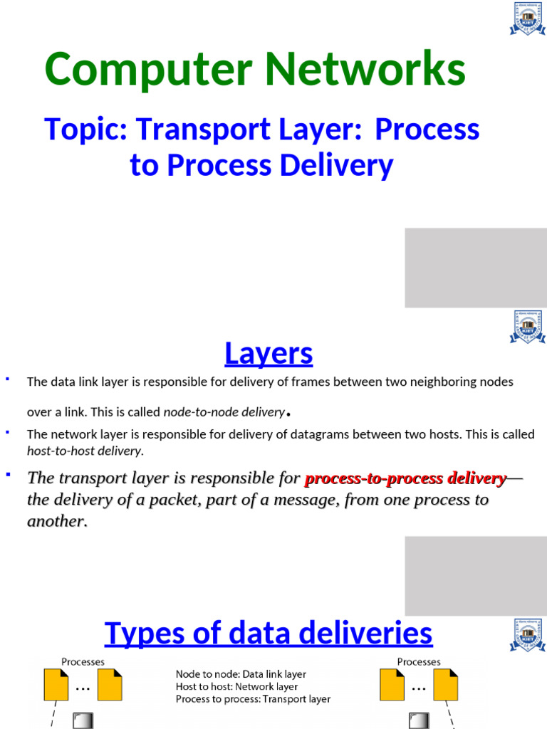33 Transport Layer | PDF | Port (Computer Networking) | Internet Protocols