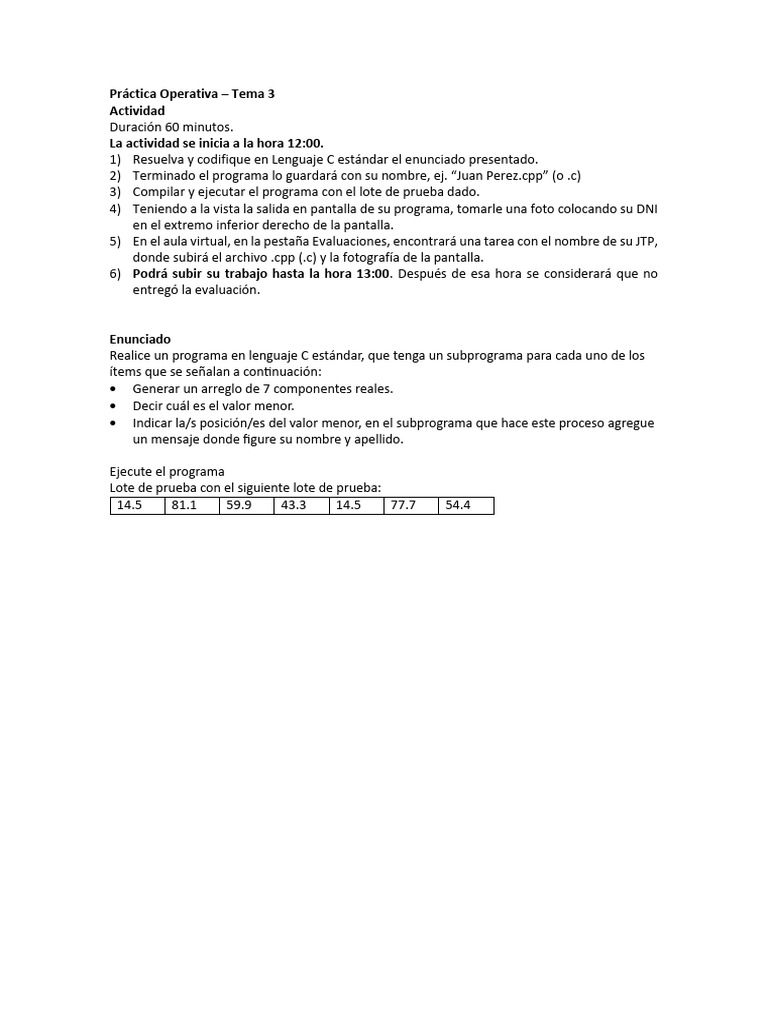 Práctica Operativa - Grupo María José Sarmiento | PDF