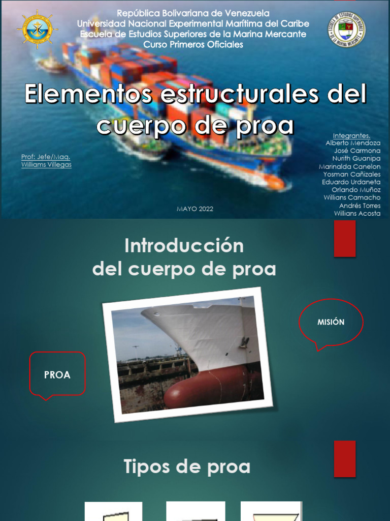 Arquitectura Del Buque (Proa) | PDF | Buques | Envío