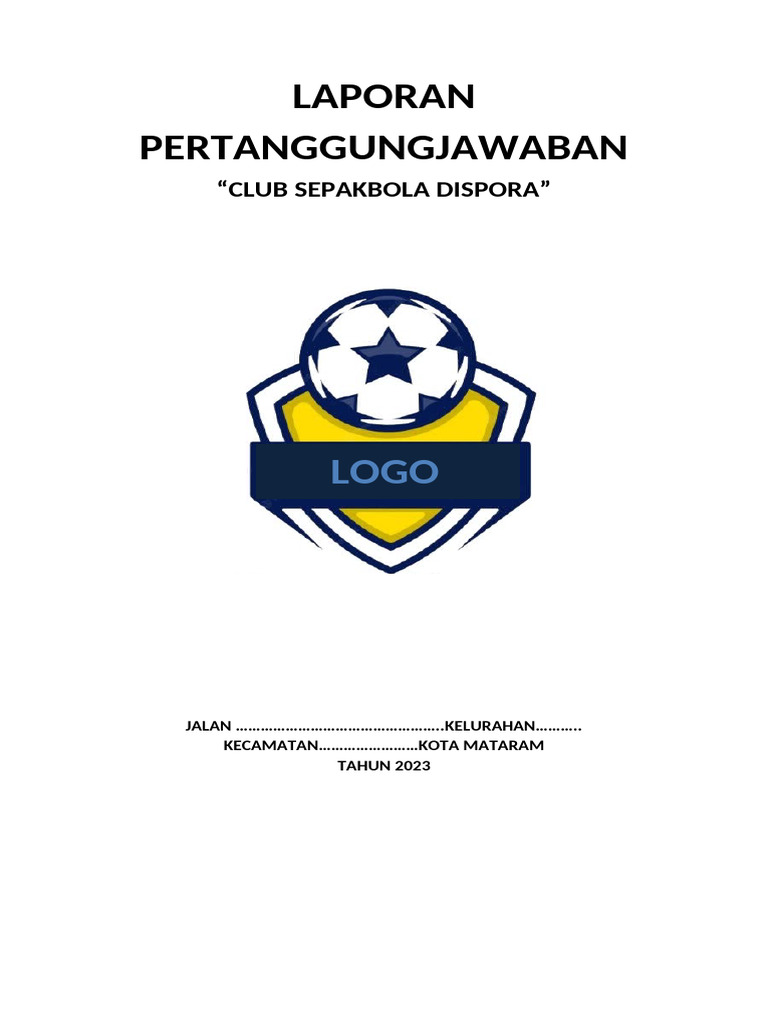 Format Laporan Hibah Bansos (Pokir) 2023 | PDF