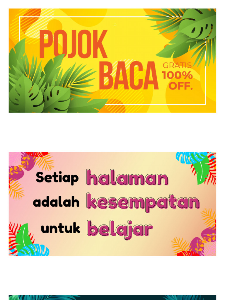 Reading Corner Tulisan | PDF