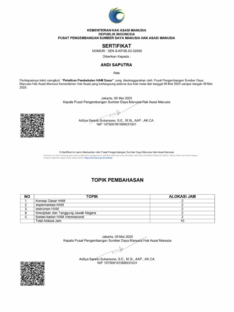 Sertifikat Andi Saputra Pdf