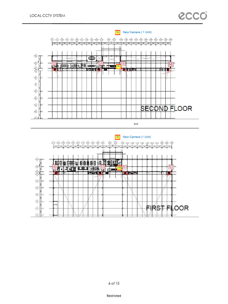 Ecco Local CCTV Layout 1f 2f | PDF