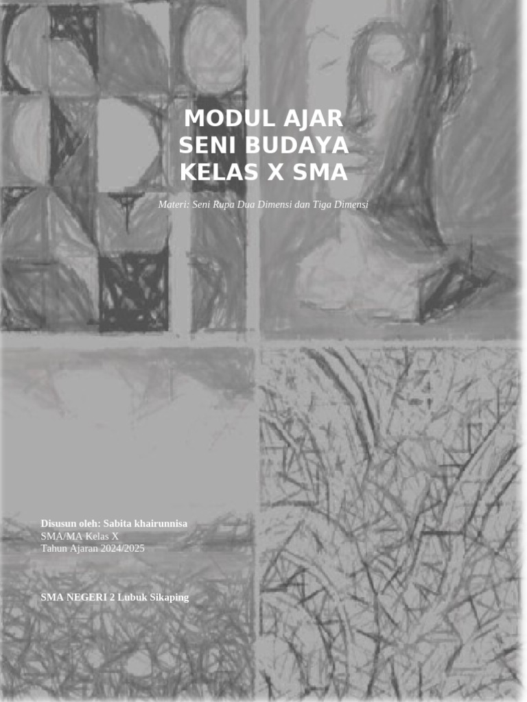 Modul Ajar Seni Rupa Kelas X SMA | PDF