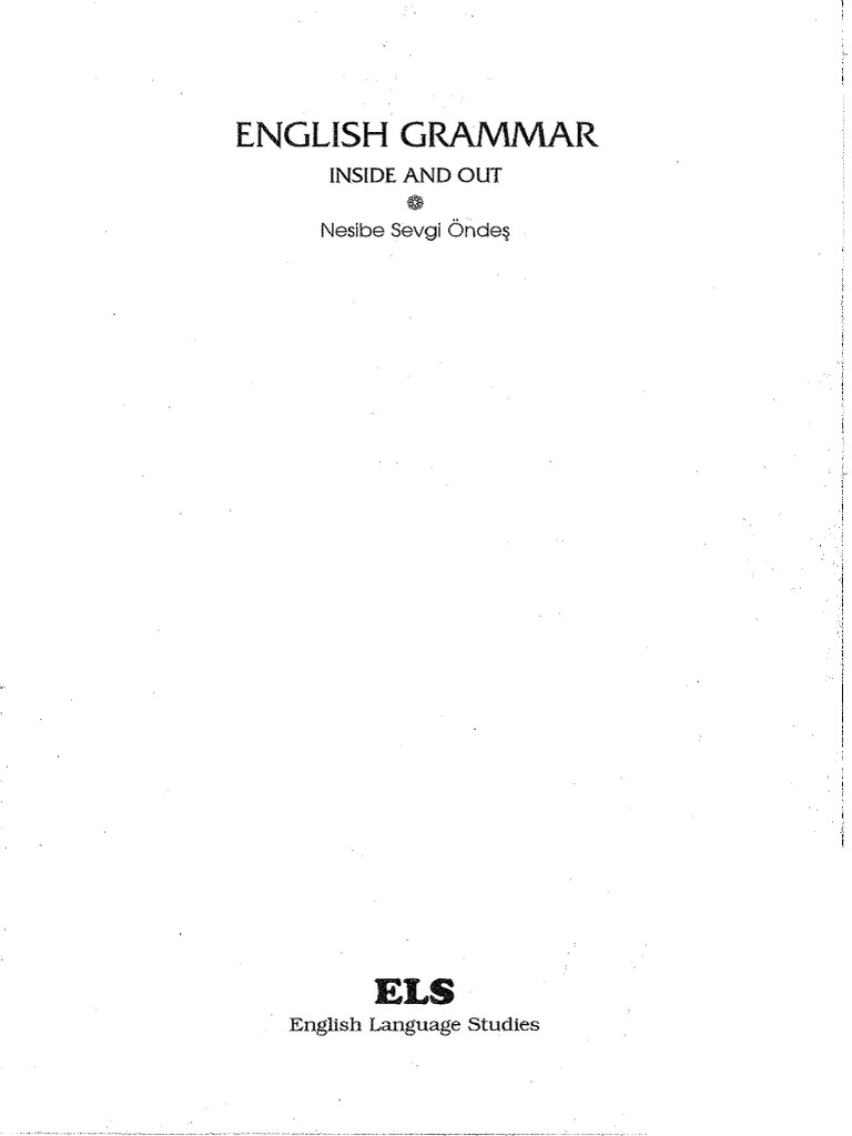 English Grammar Inside and Out | PDF