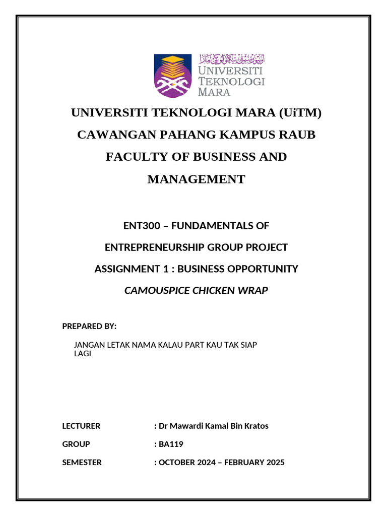 Business Opportunity Report | PDF