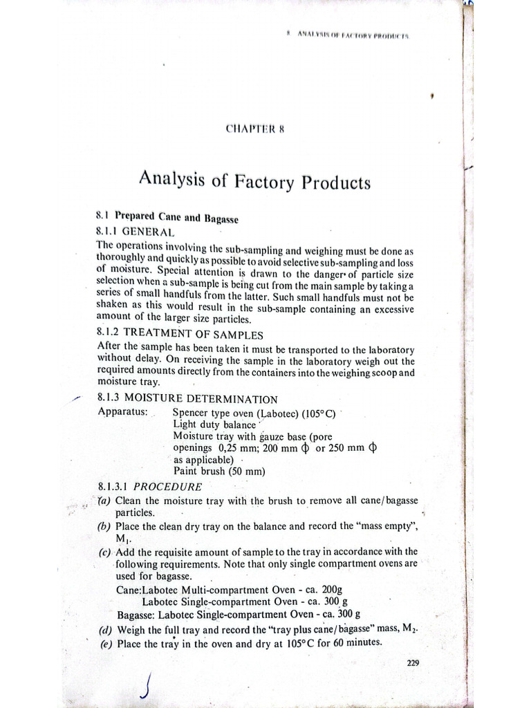 Factory Parameters Analysis For Cane and Baggas | PDF