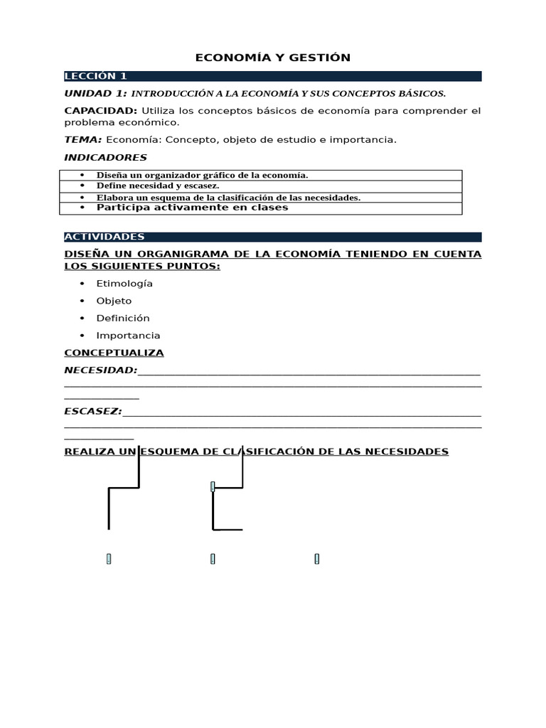 Econ. y Gest. L1 | PDF