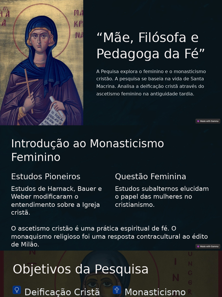 Mae Filosofa e Pedagoga Da Fe | PDF