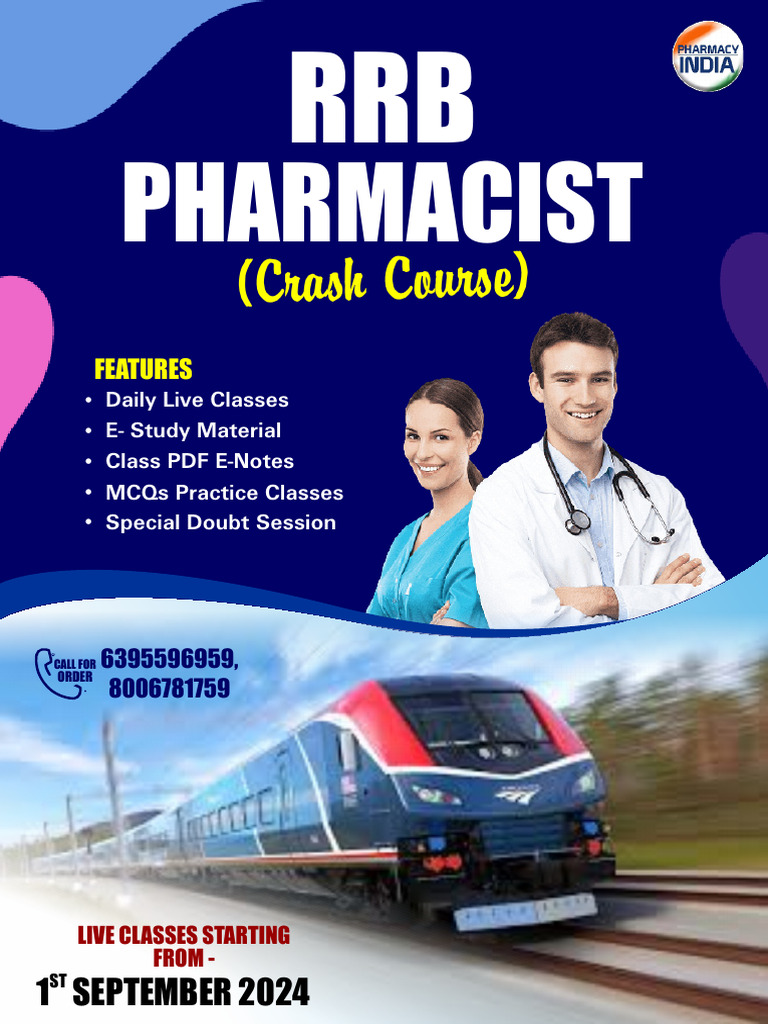 RRB Pharmacist Exam Syllabus 2024 | PDF | Pharmacy | Human Body
