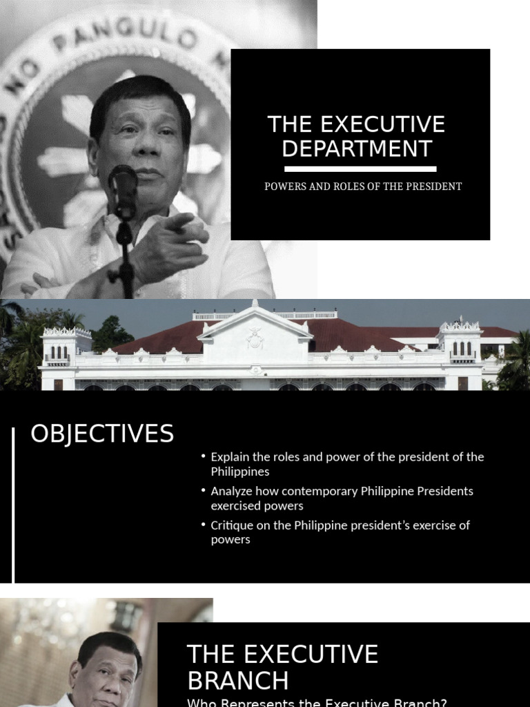 Lesson 6 The Executive Department | PDF | Presidents Of The United ...