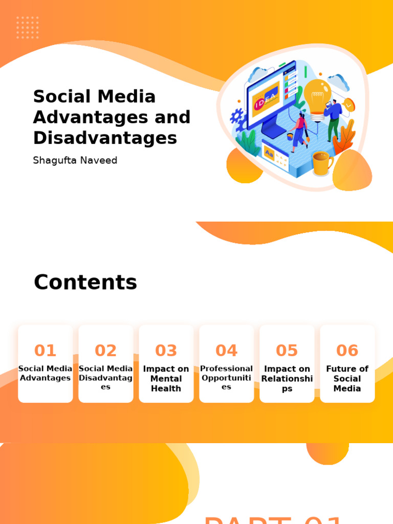 Social Media Advantages and Disadvantages | PDF | Social Media ...