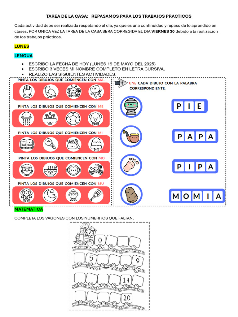 Tarea de La Casa Del 19 Al 22 | PDF