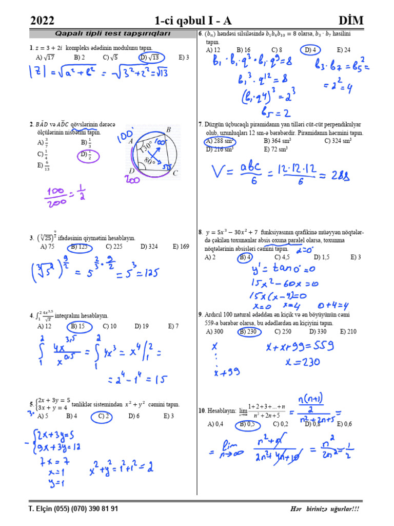 2022 1 Ci Qrup-1 | PDF