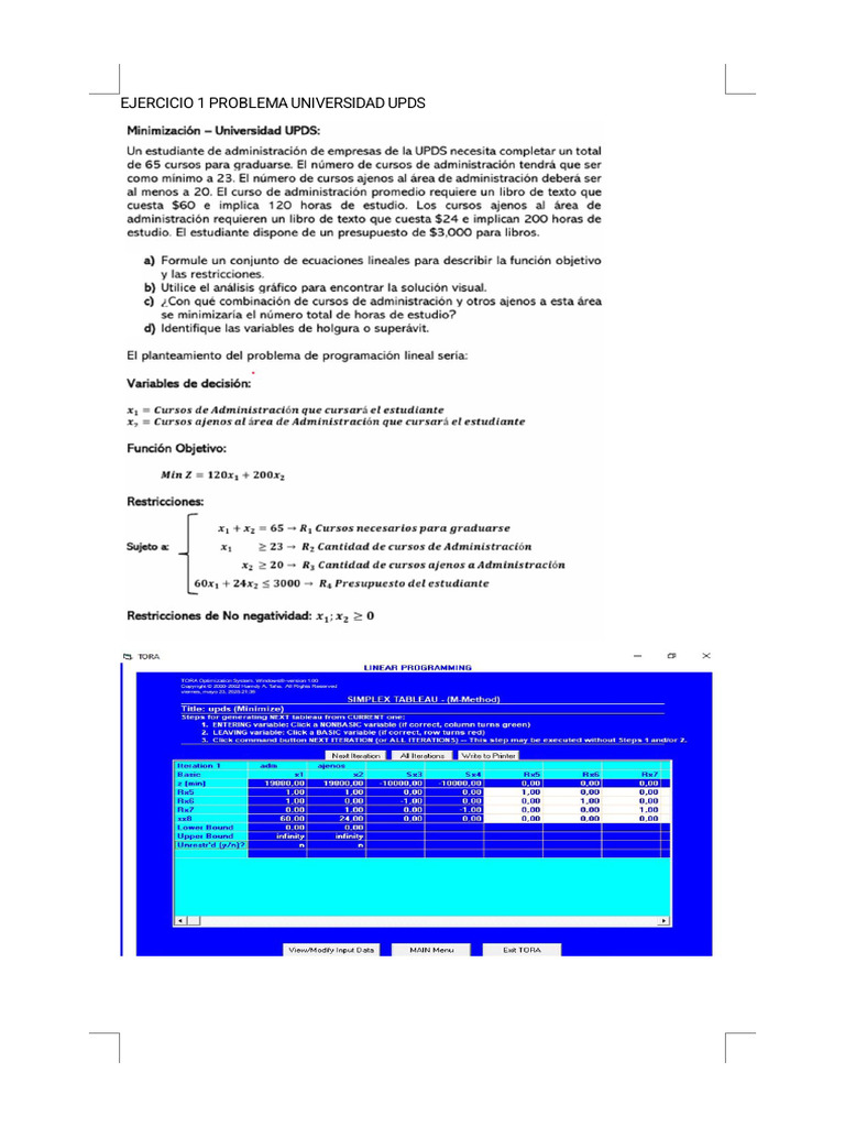 Actividad 7 Aplicaciones de Penalización Por El Método M - Compress | PDF
