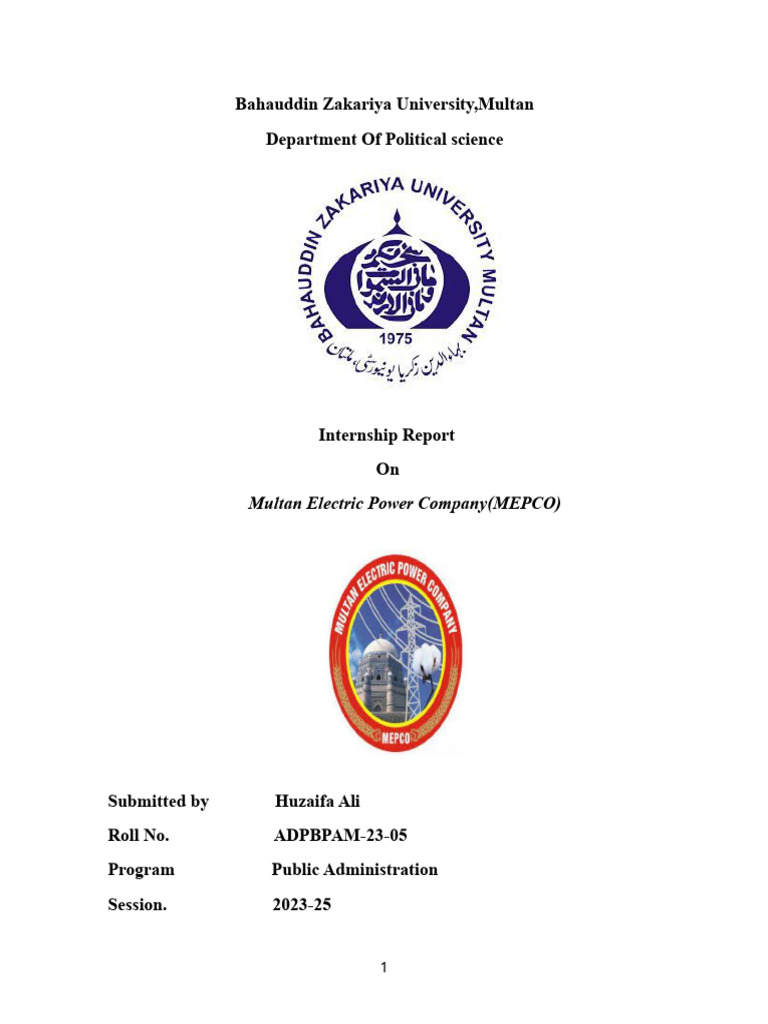 Internship Report Final 3 | PDF | Human Resources | Employment