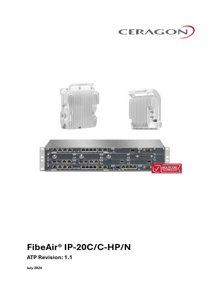 Inova Fibeair Ip-20c N Atp Rev1.1 | PDF | Computer Network | Radio