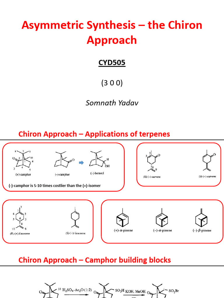Asymmetric Synthesis - Chiron Approach-2 C | PDF | Corticosteroid | Adrenal Gland