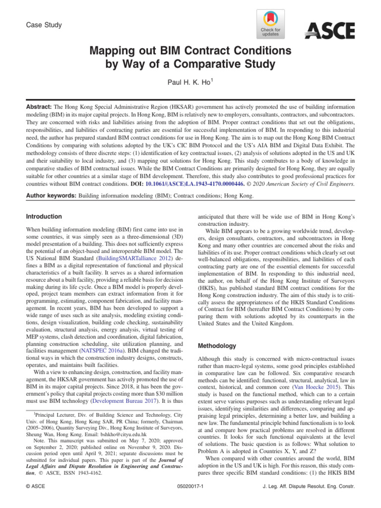 Mapping Out BIM Contract Conditions | PDF | Building Information Modeling