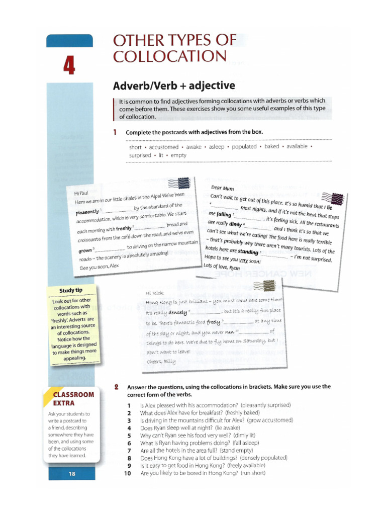 Collocations Unit 4.1 | PDF