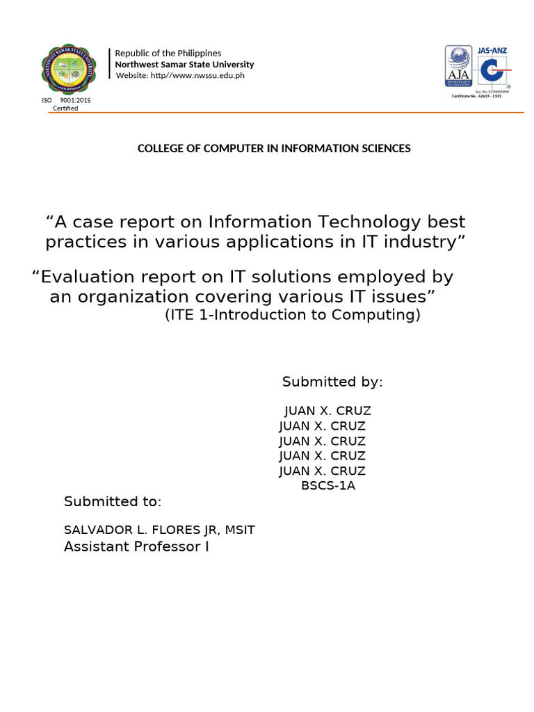 Case Study Format | PDF