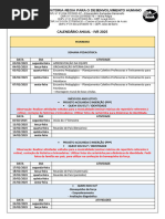 AÇÕES DO PSE 2025 Cronograma | PDF