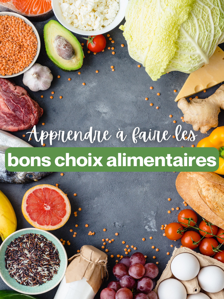 Guide des choix alimentaires sains | PDF | Information nutritionnelle ...