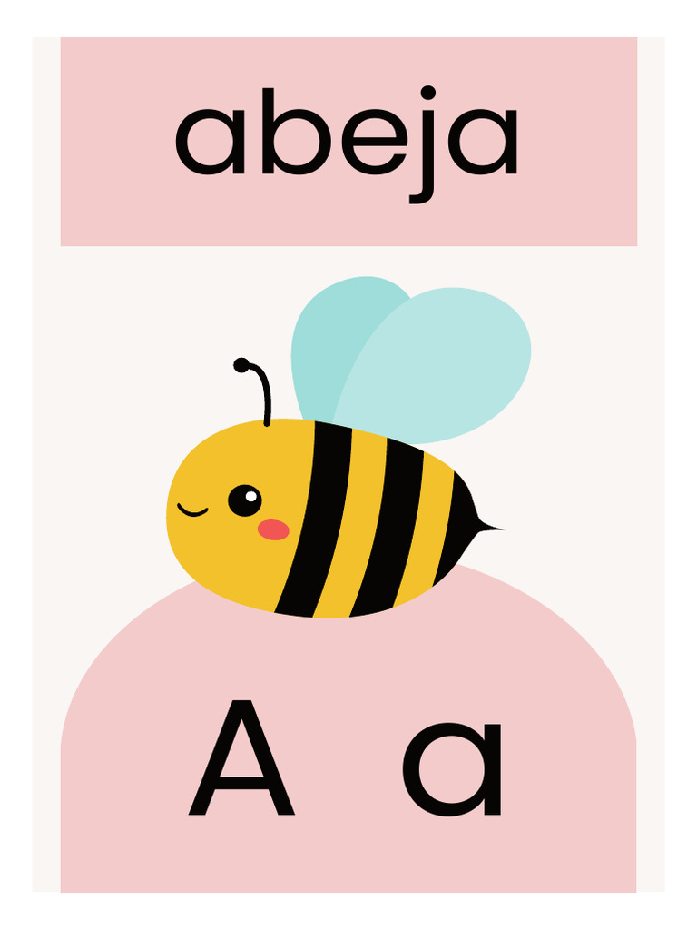 Abecedario de Los Animales Ilustrativo Multicolor | PDF