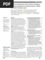 Red and Orange Flags For Secondary Headache (SNOOP 10) | PDF | Headache ...