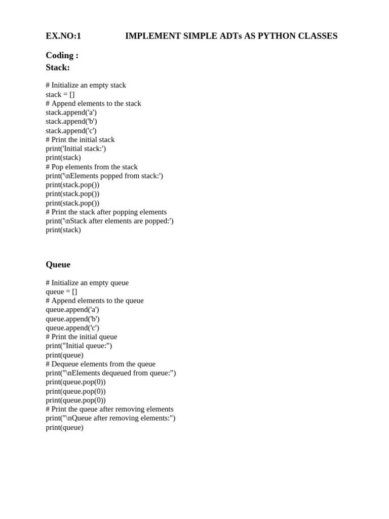 AD3271 Coding and Output | PDF | Queue (Abstract Data Type) | Vertex ...