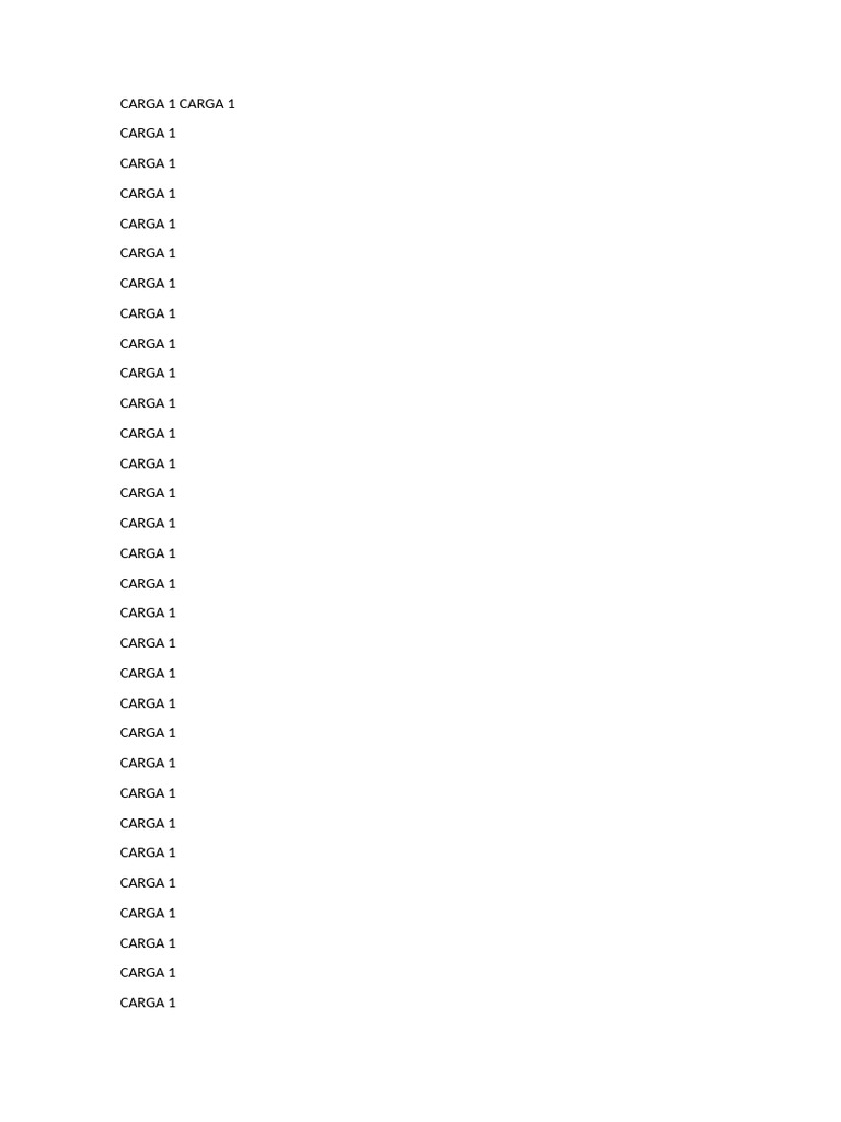 Carga 1 Carga 1 | PDF