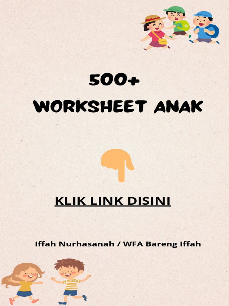 Paket Worksheet Anak | PDF
