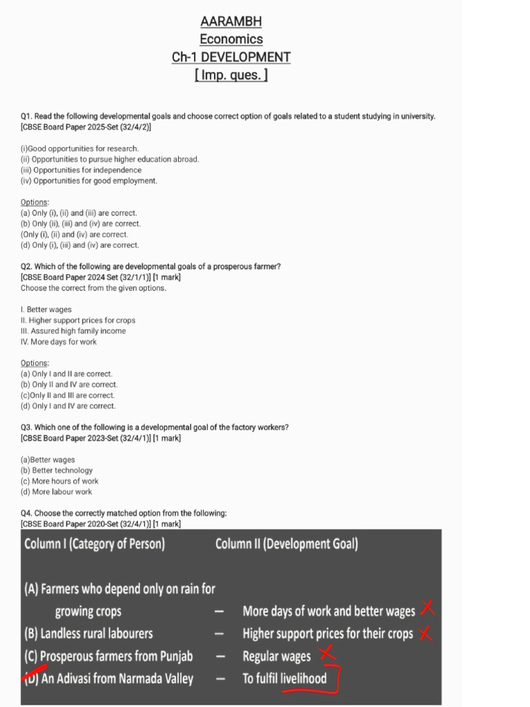 Eco Ch1 Imp Ques | PDF