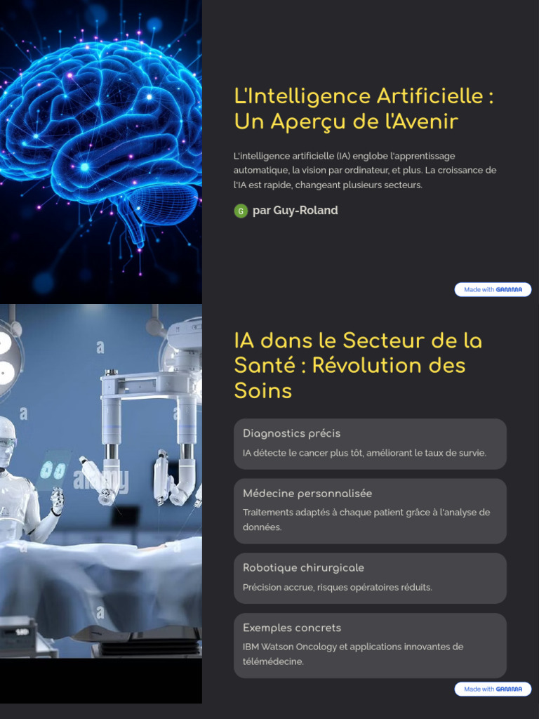 Lintelligence Artificielle Un Apercu De Lavenir Pdf