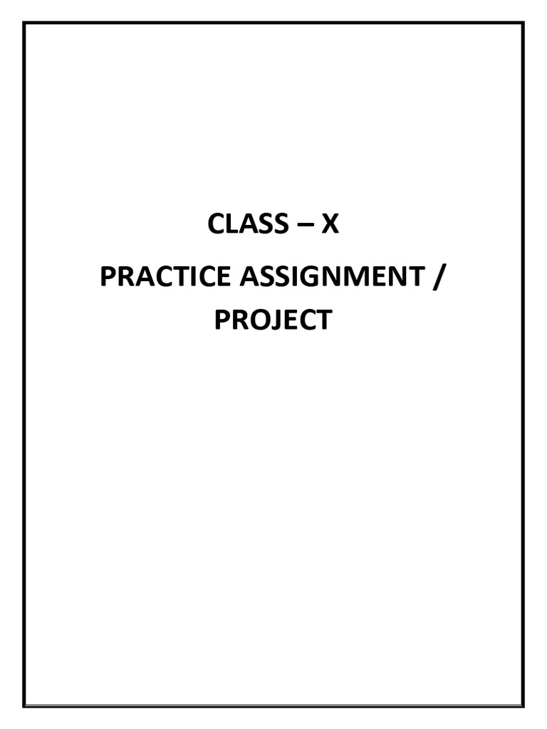 Class 10 Project Assignment | PDF | Cellular Respiration | Chemical Reactions